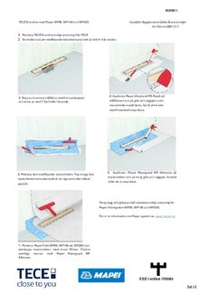 TECEdrainline golvränna med Kiilto tätskiktssystem | TECE Sverige